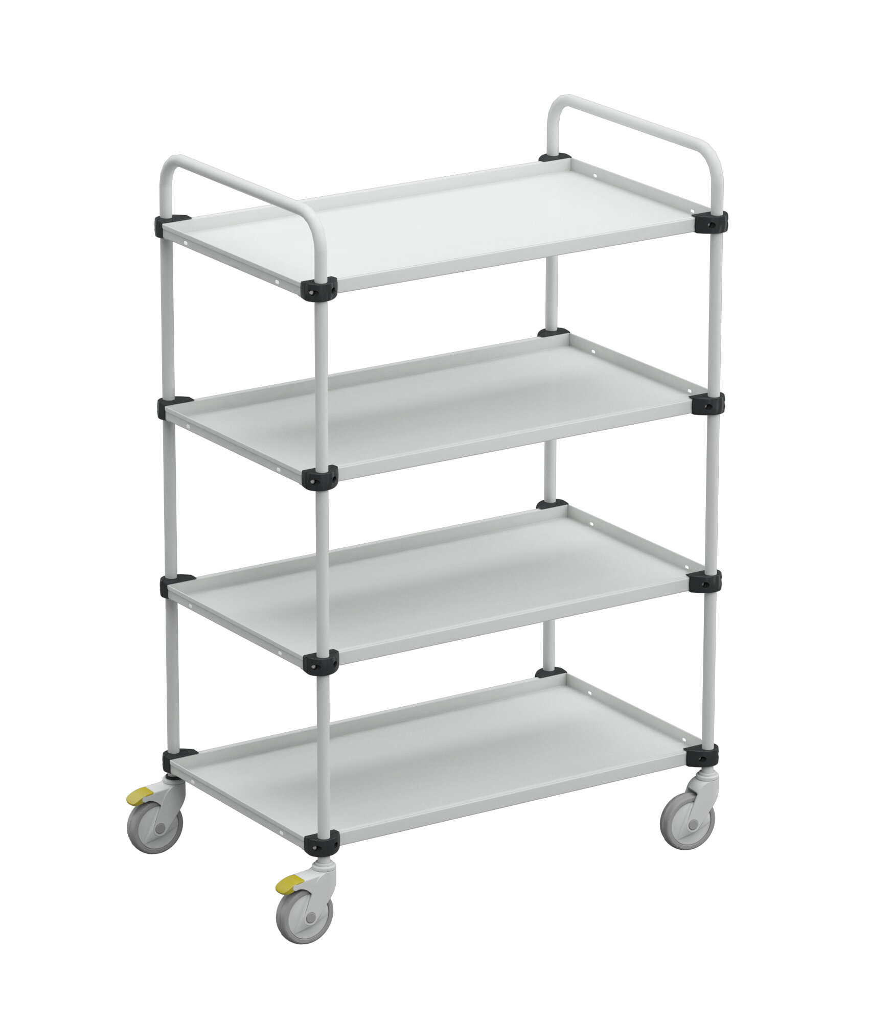 ESD Adjustable TRTA 4-shelf cart 42.9" x 20.9" x 59.6 | Treston
