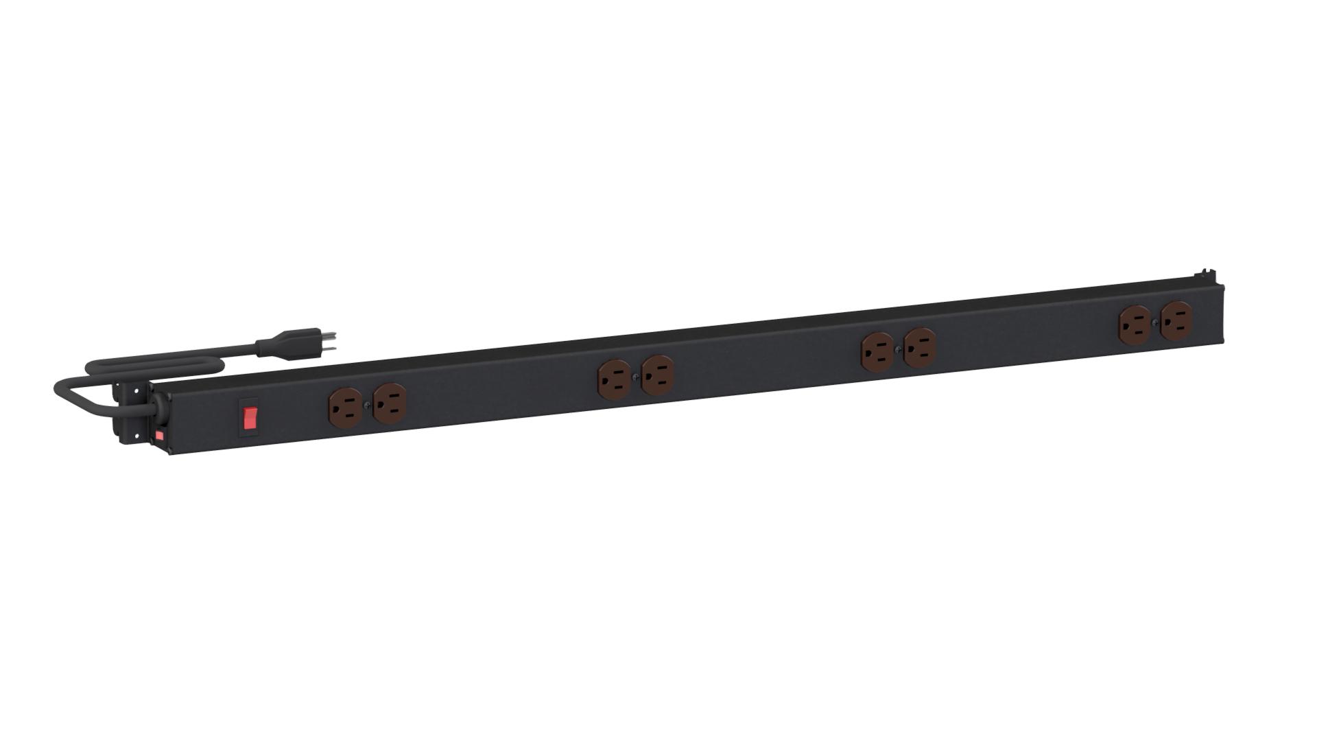 Power rail, M40, 8 outlet (NEMA 5-20R), 20 Amp | Treston