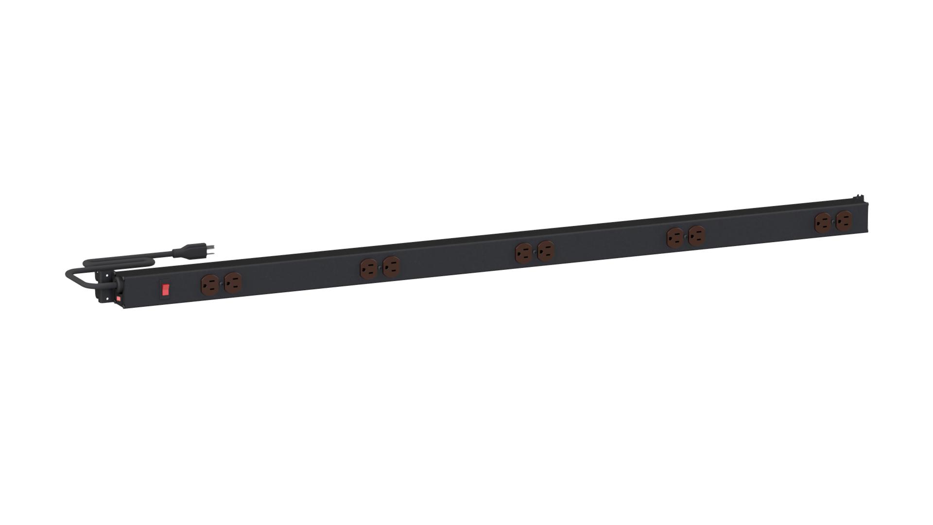 Power rail, M53, 10 outlet (NEMA 5-15R), 15 Amp | Treston