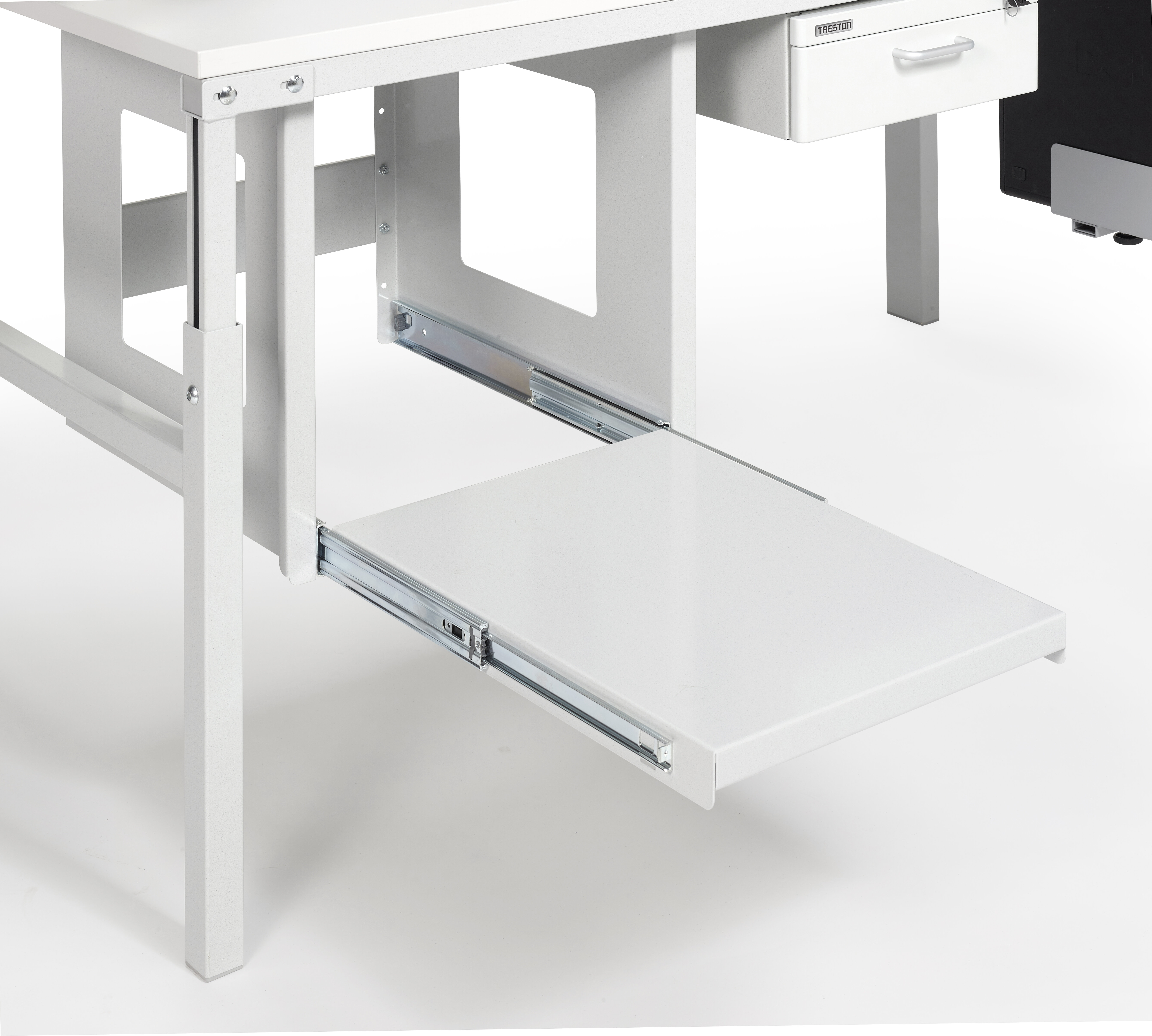 Pull-out steel shelf 19.68" x 21.06" x 19.92" for printe | Treston