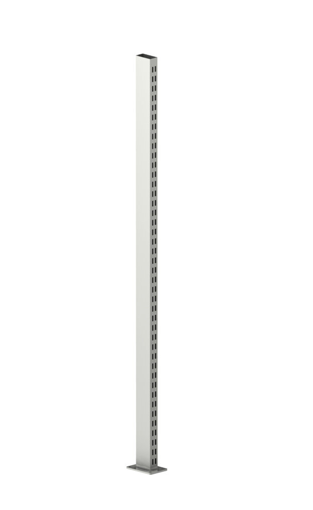 Slotted upright post 47.24" H, center bracket | Treston