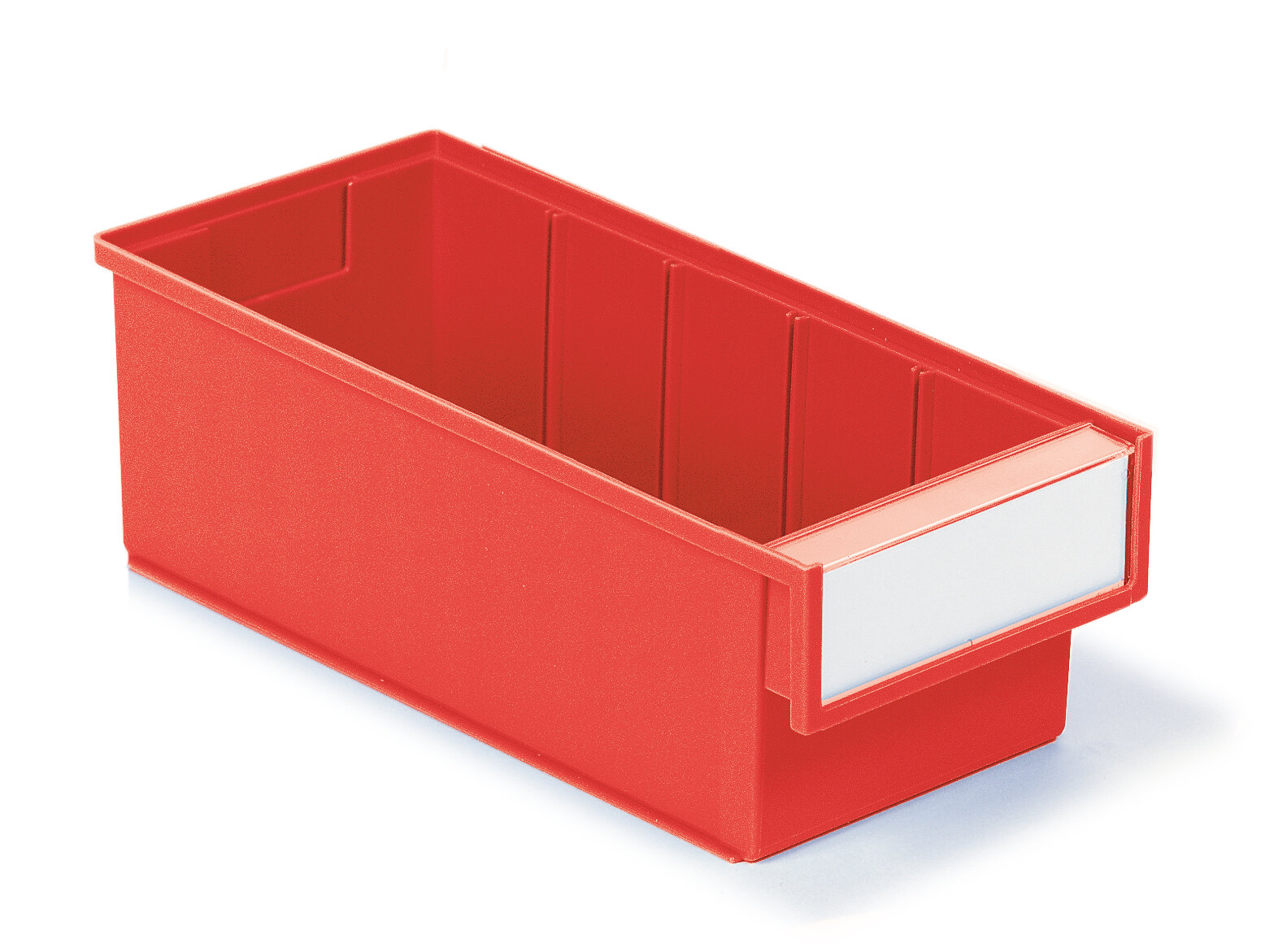 Storage Bin - RED 11.81"Dx5.19"Wx3.93"H O.D." Case of 30 | Treston