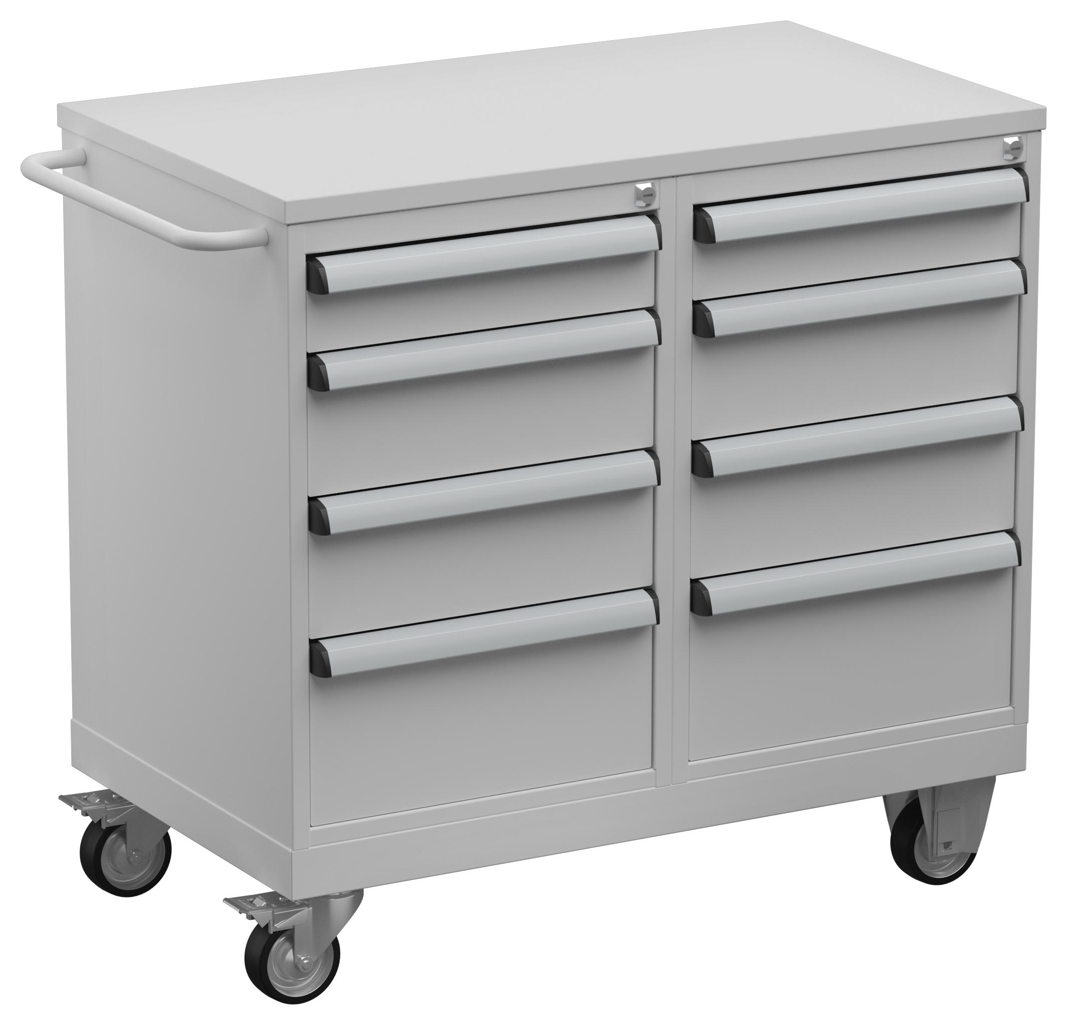 Tool cart 3 ESD, steel top | Treston