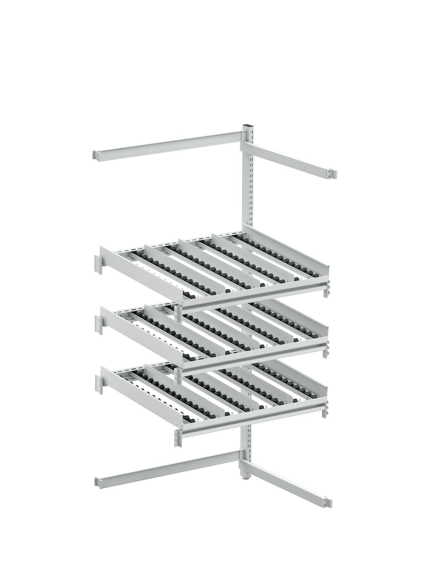 Treston FiFo Flow Rack M36, side-rear extens. ESD | Treston