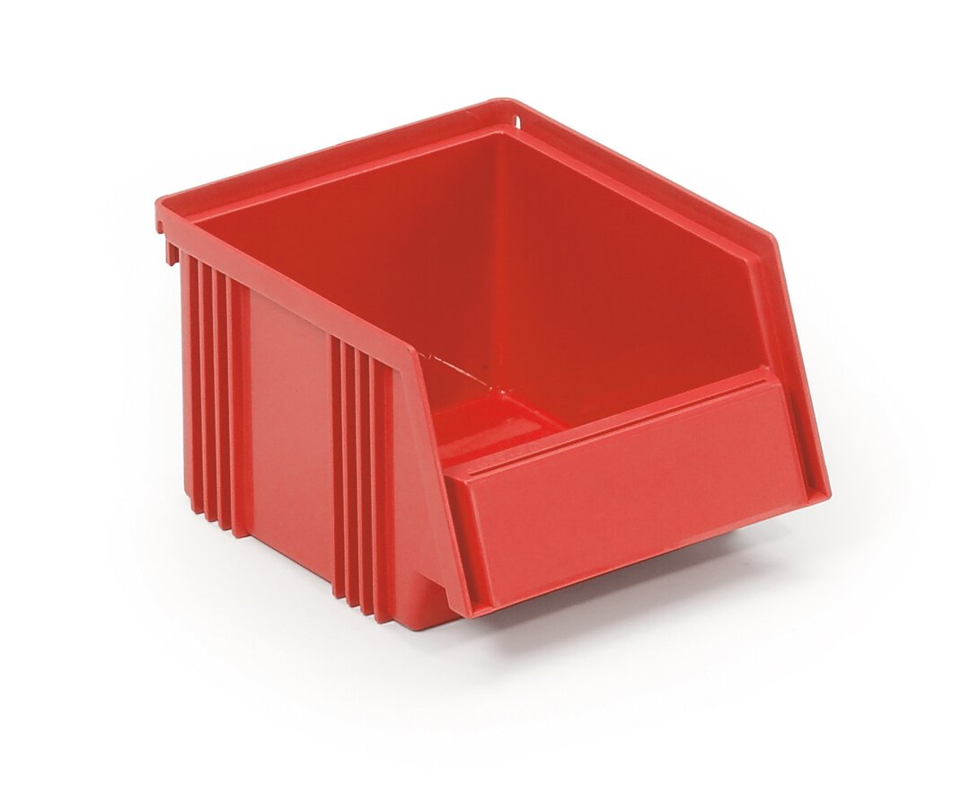 Stacking bin 5.87"x7.56"x4.13" red 45 pcs | Treston