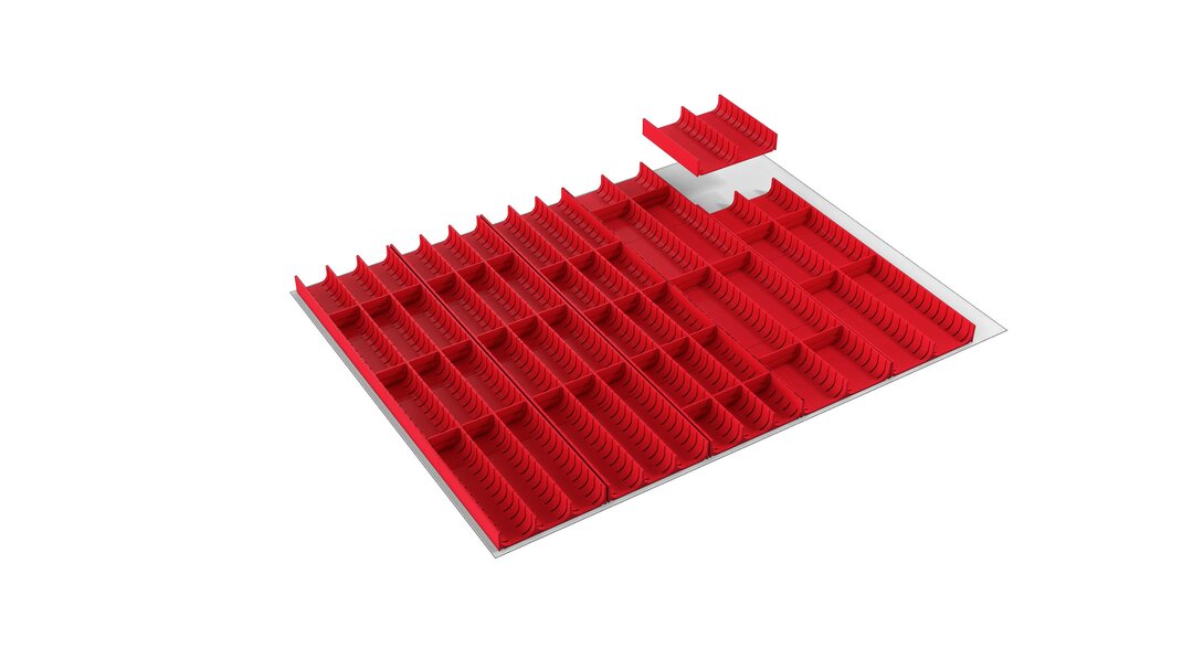 Tool troughs 45 and 70mm, drawer 90/2.5 | Treston