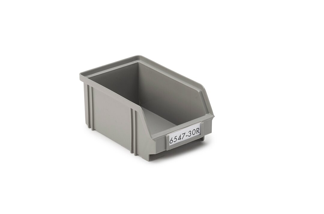 Treston ReBOX stacking bin 4.1"x6.3"x2.9", grey | Treston